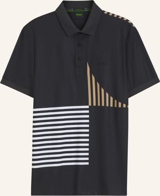 HUGO BOSS Polo Paddy Striped c1 Regular Fit schwarz
