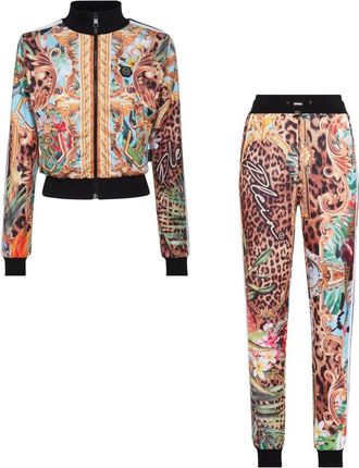 Philipp Plein Femme, Combinaisons et Ensembles, Multicolore, Taille: 36 FR Surv&ecirc;tement Baroque