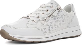 Ara Damen Osaka Sneaker, Nebbia,Silber, 37.5 EU Weit