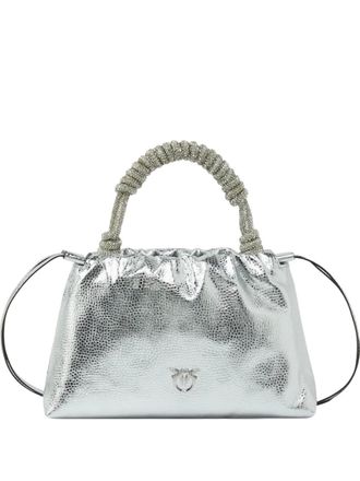 Pinko sac à main à ornements en cristal - Gris