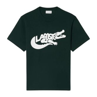 Lacoste T-shirt - Homme - Tops - Vert - Taille: S