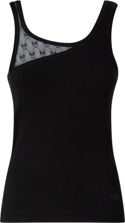 Pinko Pinko, Femme, Tops, Noir, Taille: 40 FR Cupboard T-shirt