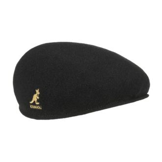 Kangol Homme, Accessoires, Noir, Taille: L Casquette Noire et Or