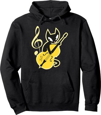 Pussy Deluxe Music Cat Pullover Hoodie