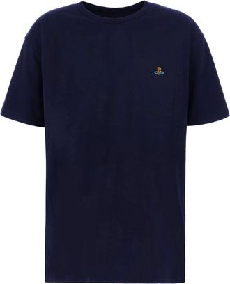 Vivienne Westwood Homme, Tops, Bleu, Taille: M T-shirt classique