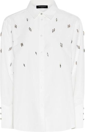 Bruuns Bazaar Femme, Blouses et Chemises, Blanc, Taille: 36 FR ChrissiBBZinne Shirt