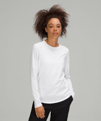 lululemon Love Langarmshirt für Frauen - Größe 10 in White