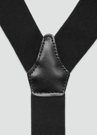 Mango Bretelles &eacute;lastiques r&eacute;glables noir - Homme - Taille unique - MANGO MAN