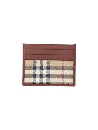 Burberry Mens Wallets Beige Cotton
