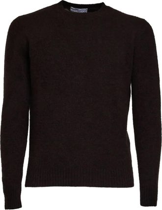 FILIPPO DE LAURENTIIS Kaschmirpullover mit Rundhalsausschnitt - Braun