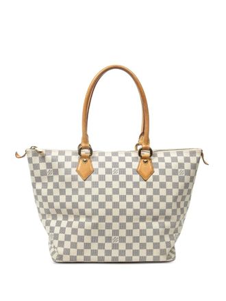 Louis Vuitton sac cabas Damier Azur (2000) - Tons neutres