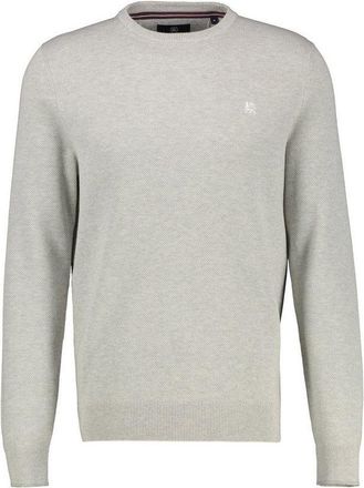 Lerros Strickpullover mit Logo Stickerei
