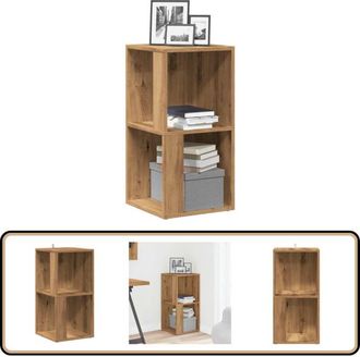 vidaXL Eckregal Artisan-Eiche 33x33x67 cm Holzwerkstoff - Vidaxl