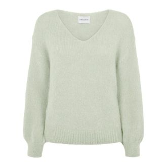 Americandreams Americandreams, Femme, Pulls, Vert, Taille: 44 FR Milana LS Alpaca Pullover