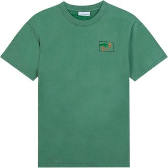 Maison Labiche Homme, Tops, Vert, Taille: M Le Tee-shirt Patureau palm paradis
