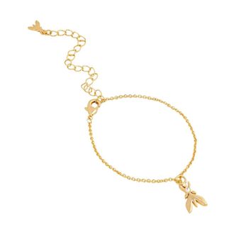 Patrizia Pepe Femme, Accessoires, Jaune, Taille: ONE Size Bracelet Fly orn&eacute; de cristaux