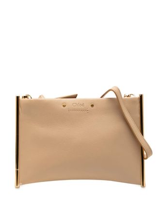 Chlo&eacute; mini sac &agrave; bandouli&egrave;re Roy Clutch (2018) - Marron