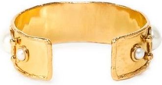 Sylvia Toledano Bracelet manchette Byzantin en laiton