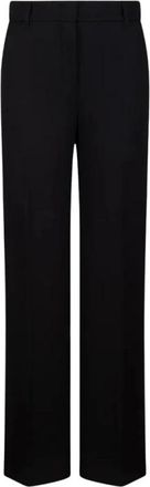 Max Mara Euforia Micropiquet Hose - - Trousers - Damen - Schwarzk - S