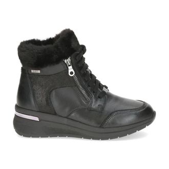 Caprice Schwarze L&auml;ssige Geschlossene Booties Damen Stiefeletten - - Shoes - Damen - Schwarzk - 38 EU