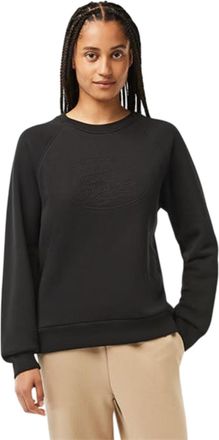 Lacoste Sweatshirt f&uuml;r Damen, leger (Schwarz)