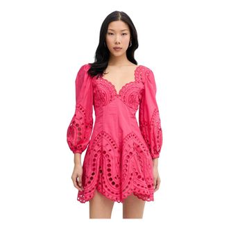 Charo Ruiz Ibiza Esmare Mini Kleid - - Dresses - Damen - Rosa - L