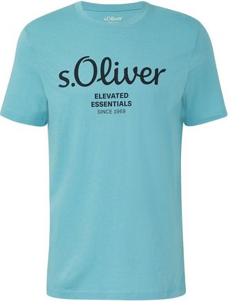 s.Oliver Homme T-shirt Paquet de 1 Logo T-Shirt