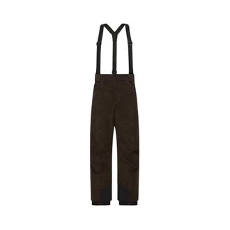 Moncler Salopette de ski en velours c&ocirc;tel&eacute; rembourr&eacute;e - Homme - Sport - Brun - Taille: L