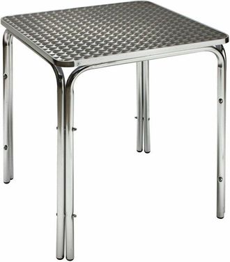 Dema Dema - Alu Gartentisch Bistrotisch Twin 600 Tisch Alutisch Eiscafe Cafeteria Bistro