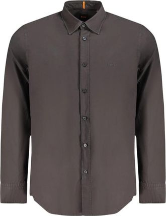 HUGO BOSS Relegant 6 M Hemd - - Shirts - Herren - Schwarzk - L