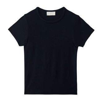 Wakakuu Icons Femme, Tops, Noir, Taille: 44 FR Baby Tee Modal