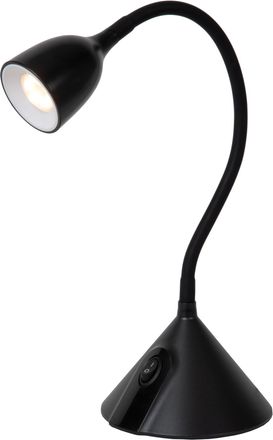 Lucide MILO - Schreibtischlampe - &Oslash; 12,8 cm - LED - 1x3,2W 3000K - Schwarz