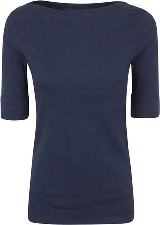 Ralph Lauren Femme, Tops, Bleu, Taille: 38 FR Judy Manches &frac34; en Tricot