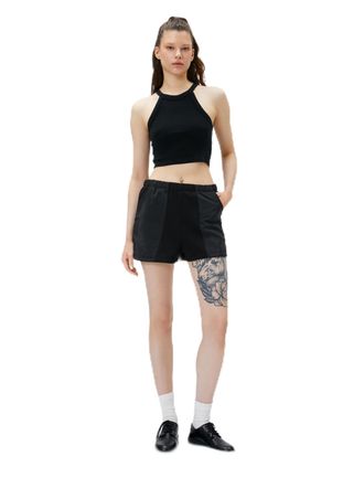 Koton Pocket Detail Elastic Waist Mini Shorts