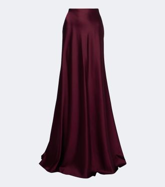 Ralph Lauren Collection Jupe longue Masina en satin