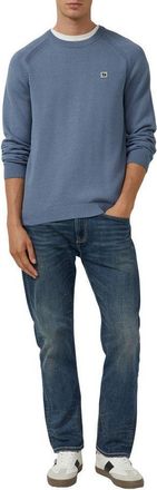 s.Oliver Rundhalspullover mit Logo Stickerei