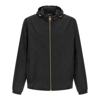 Versace Barocco Jacquard Windbreaker - - Jackets - Herren - Schwarzk - M