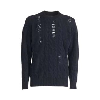 Isabel Benenato Isabel Benenato, Homme, Pulls, Noir, Taille: M Pull ras du cou en yack