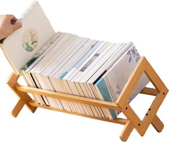 Generic Schreibtisch B&uuml;cherregal Organizer,Holz Als Schreibtisch Organizer,Haushalt Tisch B&uuml;cherschrank - F&uuml;r CDs Zeitschriften Dokumente B&uuml;cher Schlafzimmer 