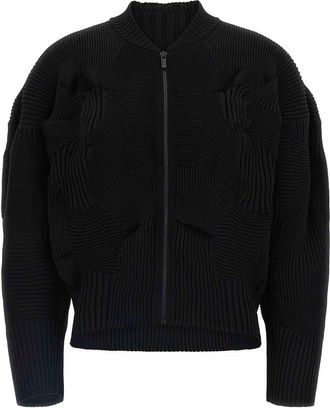 Issey Miyake Cardigan - Schwarz