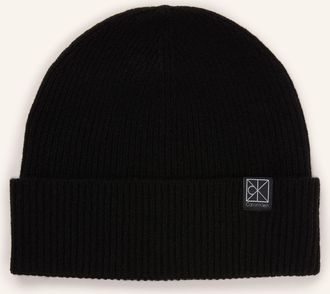 Calvin Klein Cashmere-M&uuml;tze schwarz