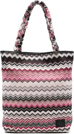 Missoni Femme, Sacs, Multicolore, Taille: ONE Size Sac Cabas Zig Zag