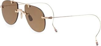 Thom Browne Ues939A 711 Sonnenbrillen - - Accessories - unisex - Gelb - 52 MM