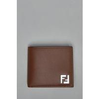 Fendi Bi-Fold Wallet Calf Leather