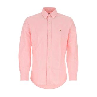 Polo Ralph Lauren Chemise Oxford Boutonn&eacute;e - Homme - Chemises - Rose - Taille: L