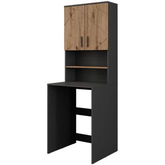 Vicco Waschmaschinenschrank Irma, Anthrazit, 68 x 88.5 cm 2 Teile, Vicco