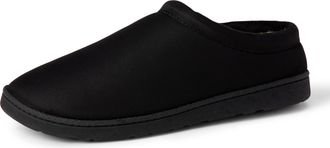 Amazon Essentials Herren Sherpa Clog Pantoffeln, Schwarz, 45