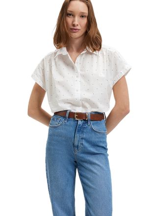 Mavi Damen Short Sleeve Bluse