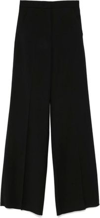 Max Mara Femme, Pantalons, Noir, Taille: 42 FR Wide Leg Tailored Pantalons