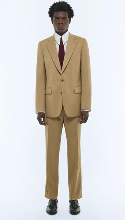 Fursac Costume ajust&eacute; en serge de laine - Taille 44 - Homme